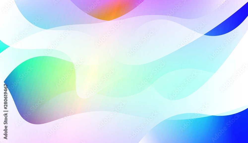 Abstract Shiny Waves. For Your Design Ad, Banner, Cover Page. Vector ...