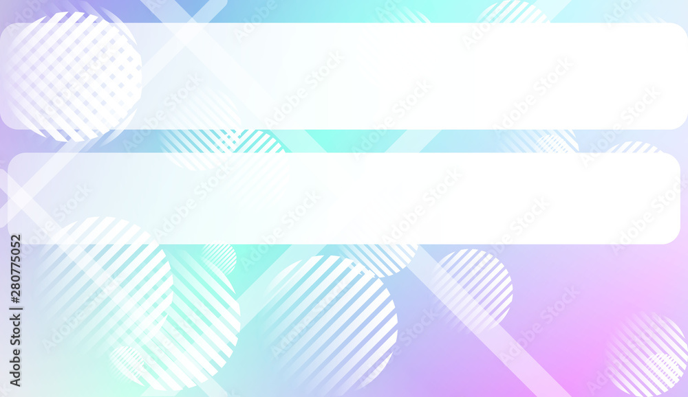 Hologram Gradient Background with Line, Circle. For Your Design ...