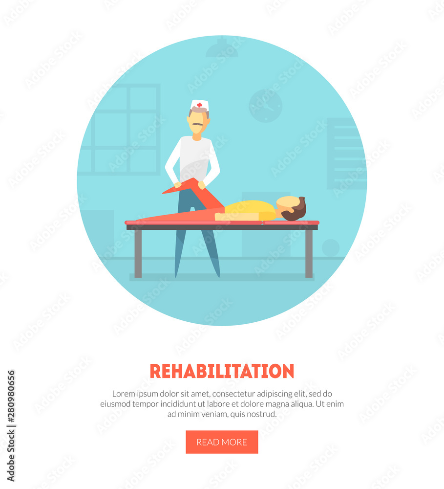 Rehabilitation Landing Page, Physiotherapy, Physical Medicine, Massage ...