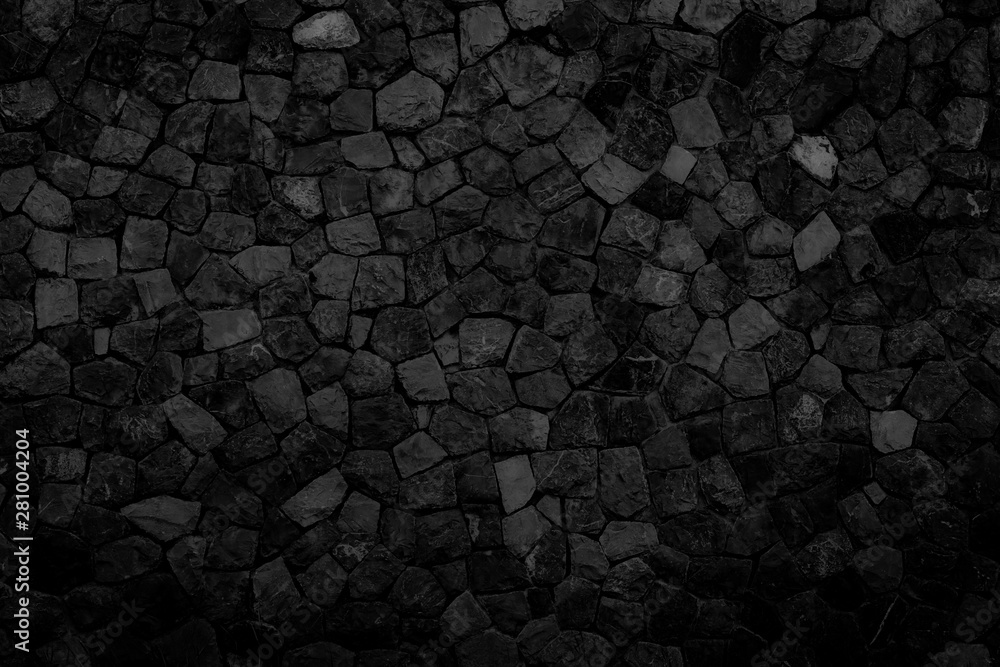 texture of a black stone wall, dark background for design. Stock Photo | Adobe Stock