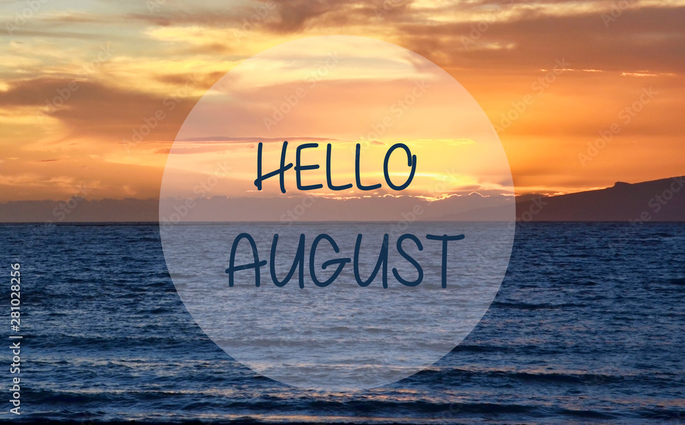 hello august beach