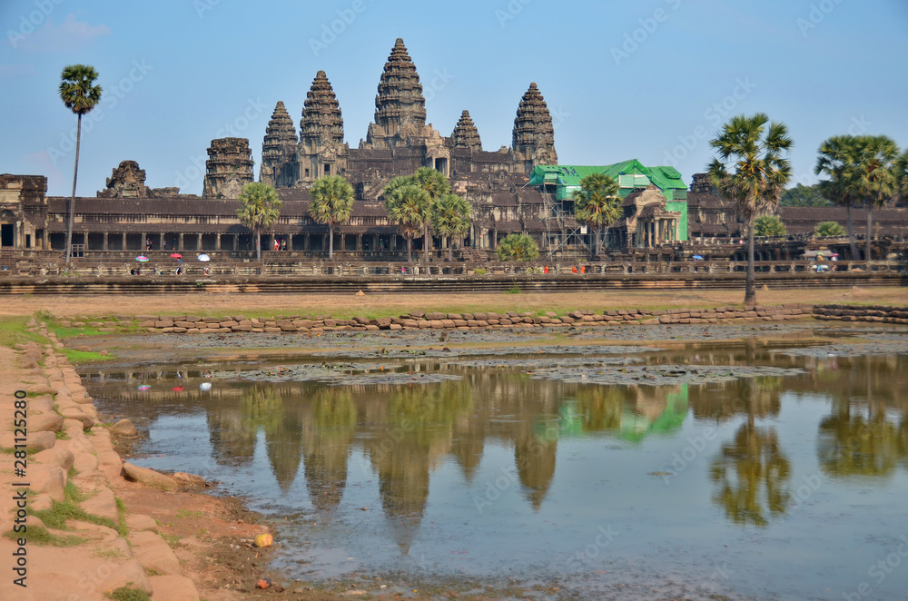 Angkor Wat temple is the largest Hindu temple complex and religious ...