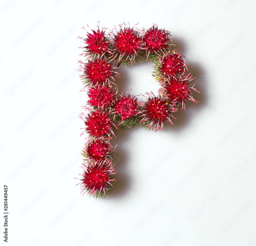 Stock-Foto „The letter of the colors. This is only one letter from the ...
