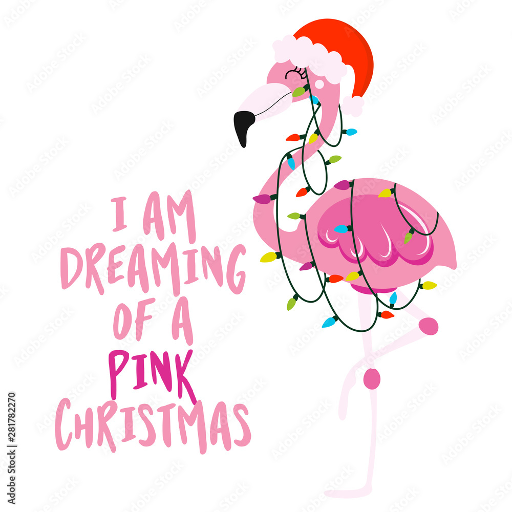 I am dreaming of a Pink christmas - Calligraphy phrase for Christmas ...