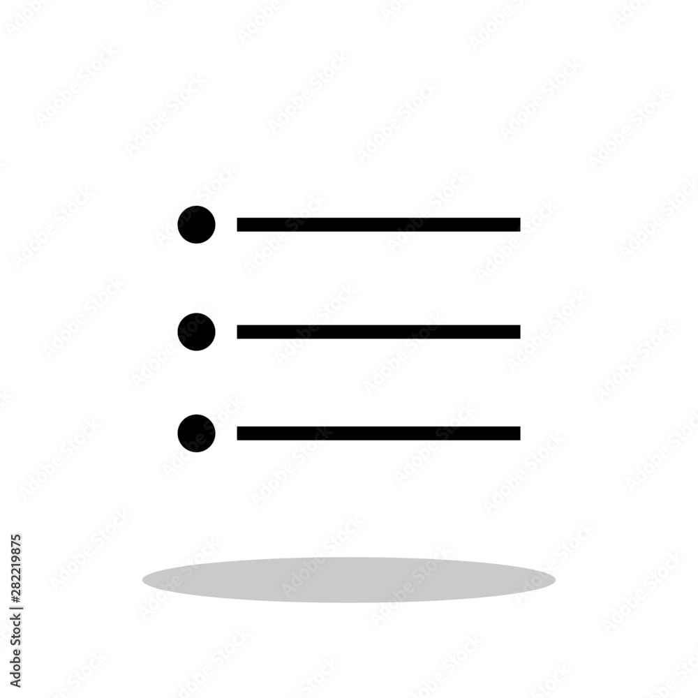 Menu icon in trendy flat style. App menu symbol for your web site ...
