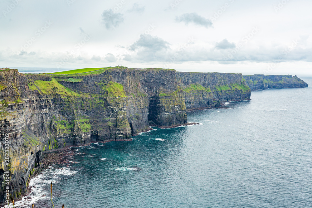 The famous cliffs of Moher, geosites and geopark, Wild Atlantic Way ...