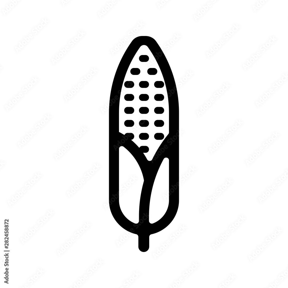 cartoon corn vector image outline Stock Vector | Adobe Stock