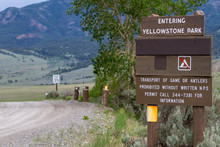 Yellowstone Warning Sign Free Stock Photo - Public Domain Pictures
