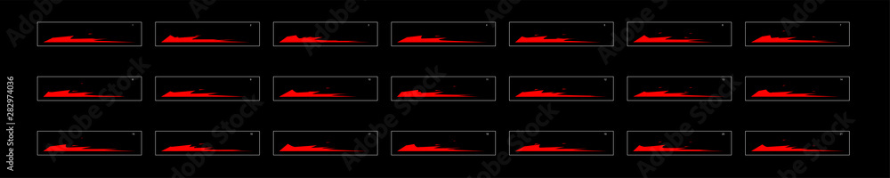 Fire blast animation effect. Blast Animation. Smoke and dust effect ...