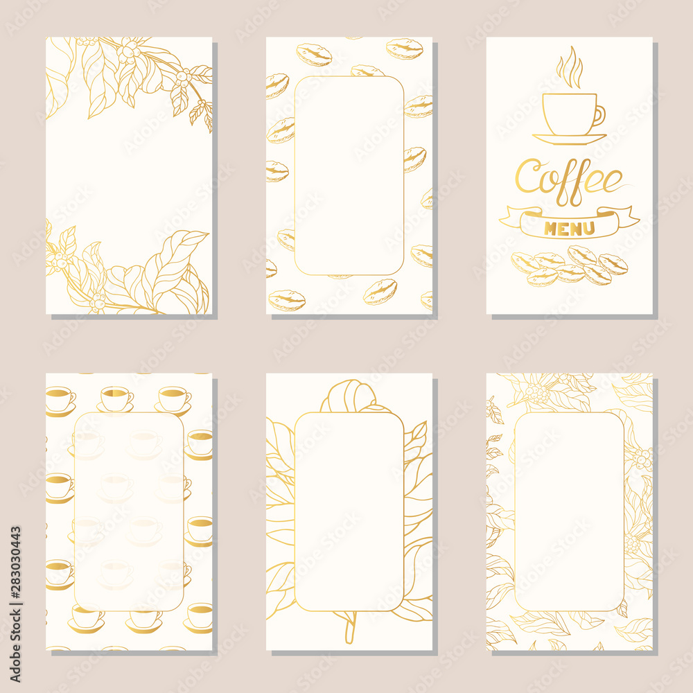 Coffee flyers, banners, restaurant or cafe menu design templates ...