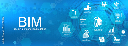 BIM concept web banner - Building Information Modeling. Key aspects of ... BIM concept web banner - Building Information Modeling. Key aspects of ...