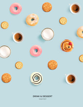 Coffee And Donuts Poster Free Stock Photo - Public Domain Pictures