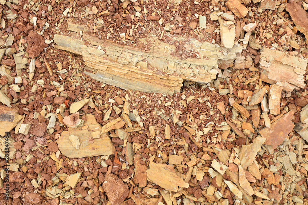 Geological structure of marl Stock Photo | Adobe Stock