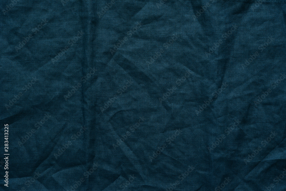 Dark blue or petrol fabric texture. Stock Photo | Adobe Stock
