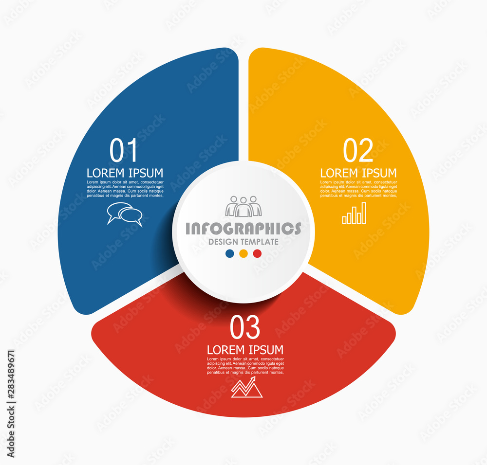 Infographic design template with place for your data. Vector ...
