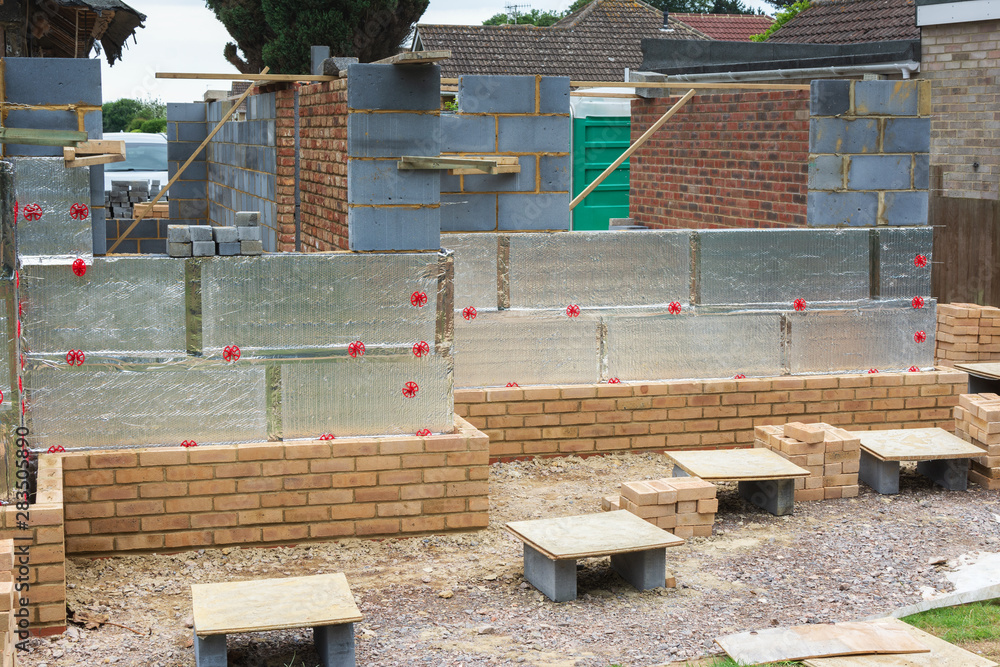 Renovation projects. Building of extension of the existing house ...