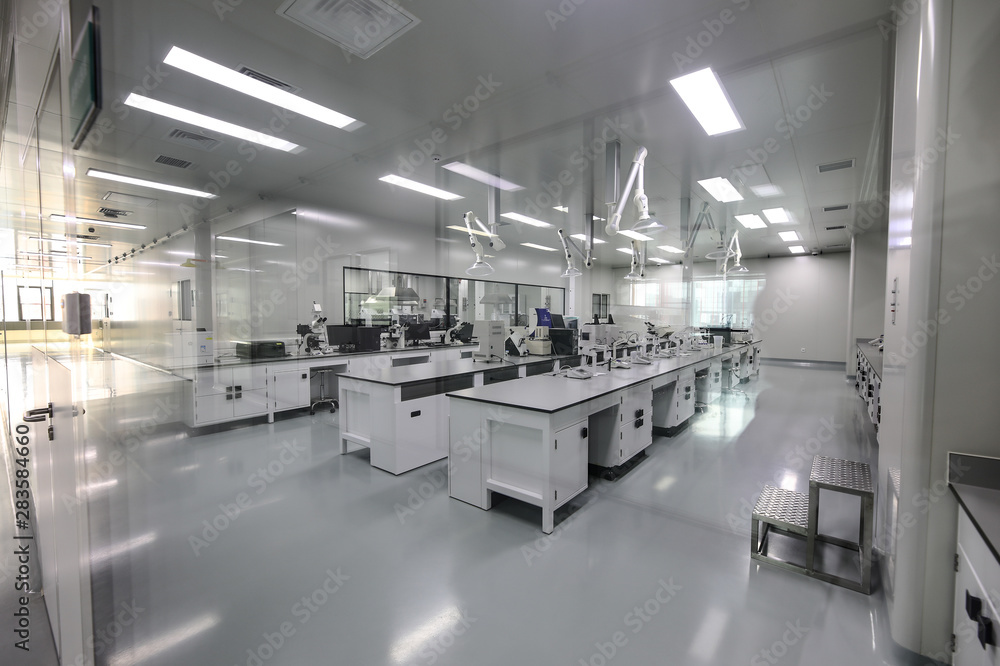 Drug manufacturing laboratory equipment. Stock Photo | Adobe Stock