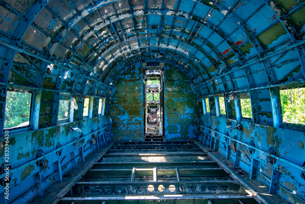 Abandoned Željava ( Zeljava) Air Base, situated on the Croatian Bosnian ...