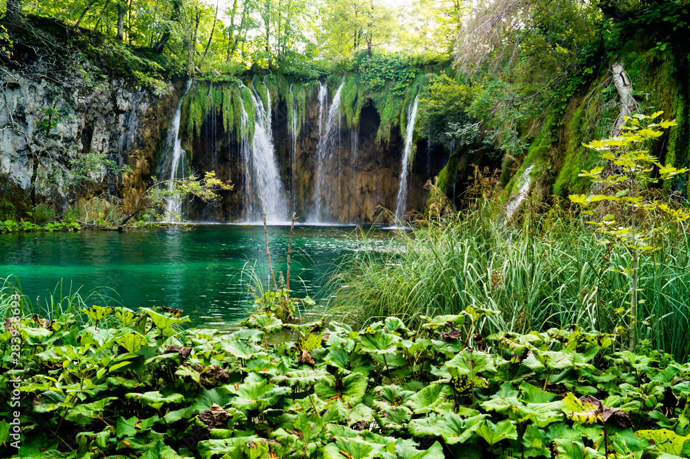 Croatia, Plitvice Lakes. The most beautiful place in Europe. Valley of ...