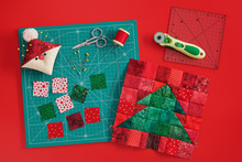 Christmas Quilt Background Free Stock Photo - Public Domain Pictures
