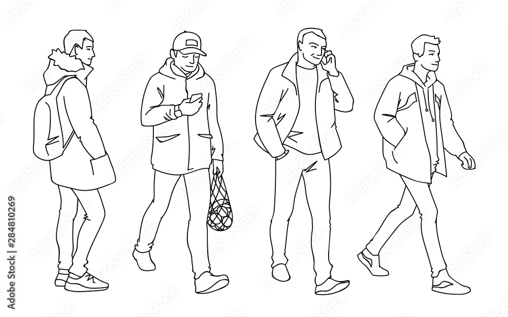 man illustration simple