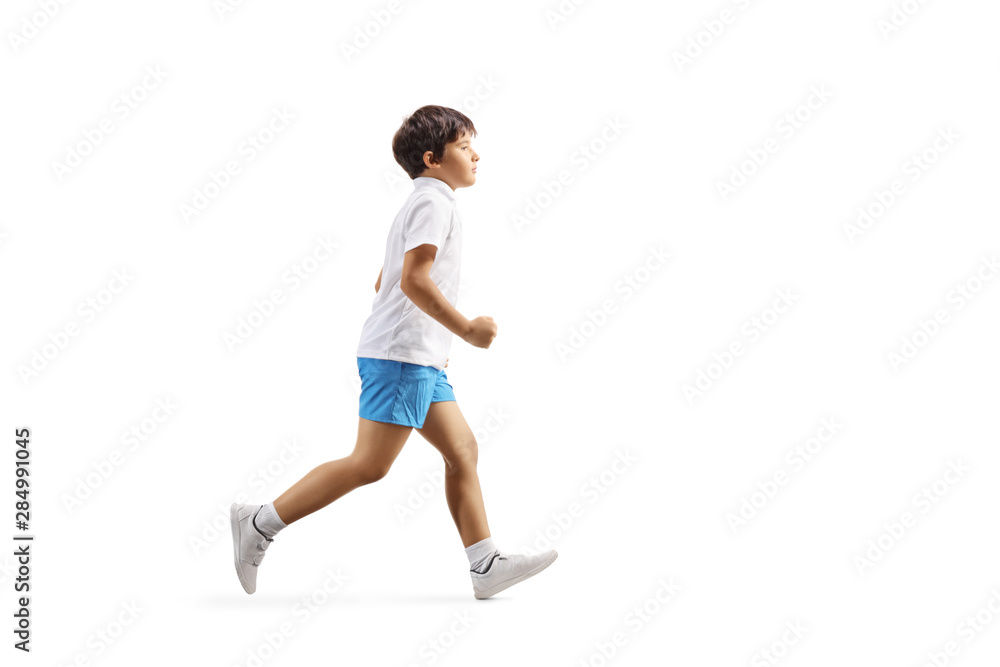 Little boy running Stock Photo | Adobe Stock