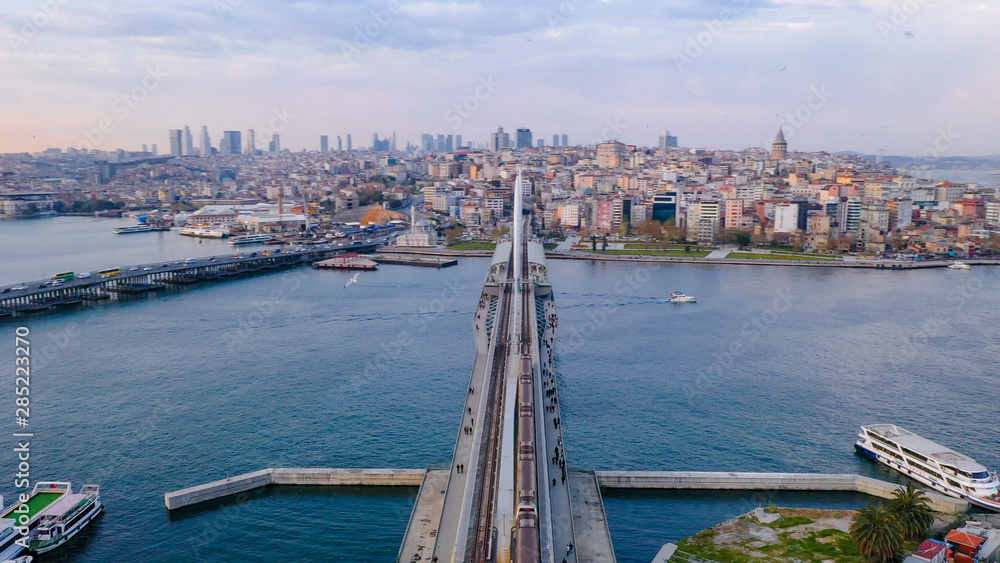 The Golden Horn, also known by its modern Turkish name, Haliç, is a ...