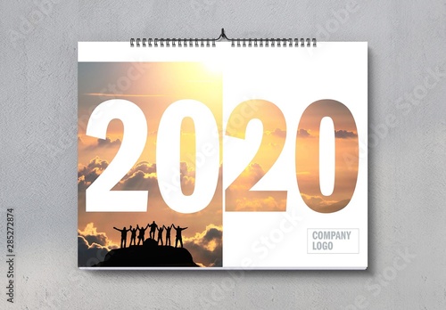 Landscape Calendar Template | PDF Template