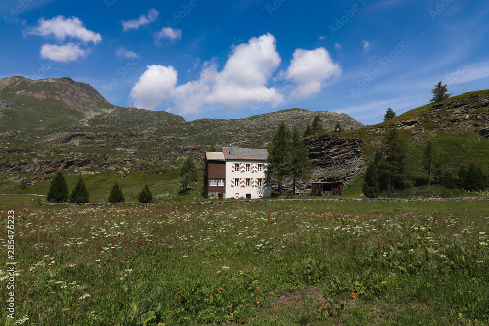 Stockalperweg & Simplon Pass in der Schweiz Stock Photo | Adobe Stock