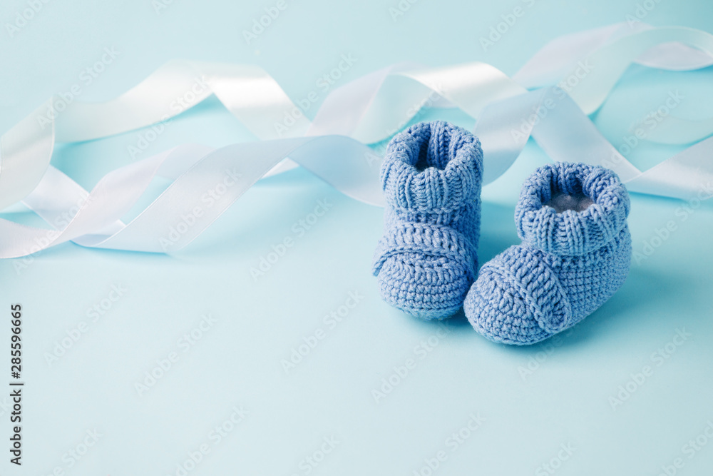 Baby Shower Blue Background