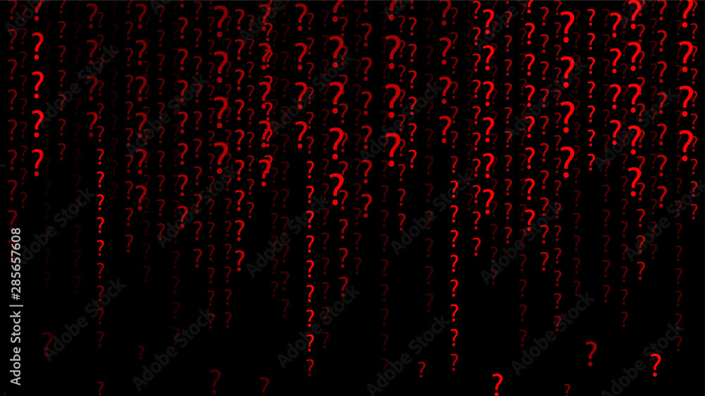 Red matrix. Computer code. Vector illustration. Technology background ...