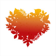 Fall Heart Poster Free Stock Photo - Public Domain Pictures
