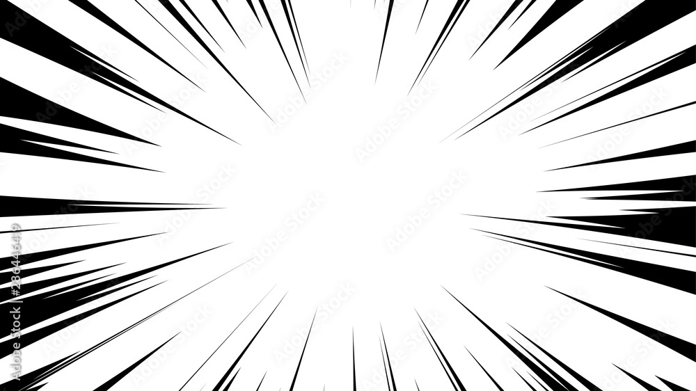 Radial speed lines vector background Stock Vector | Adobe Stock