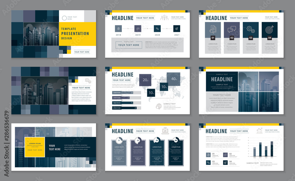 Abstract Presentation Templates, Infographic elements Template design ...