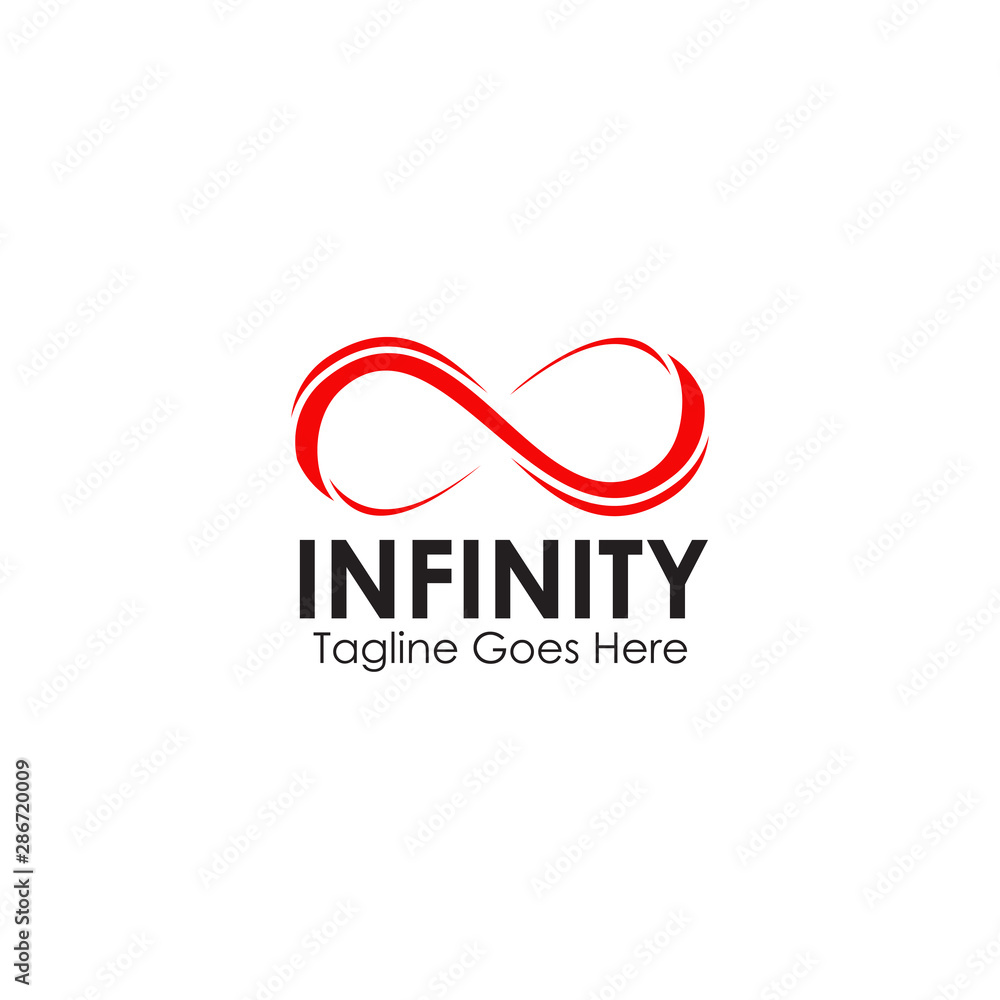 Infinity logo design inspiration vector template Stock Vector | Adobe Stock