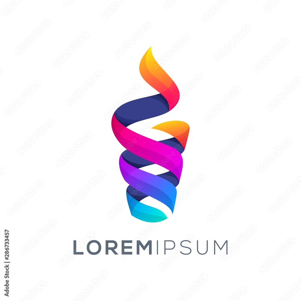 abstract bottle logo ready to use Stock Vector | Adobe Stock