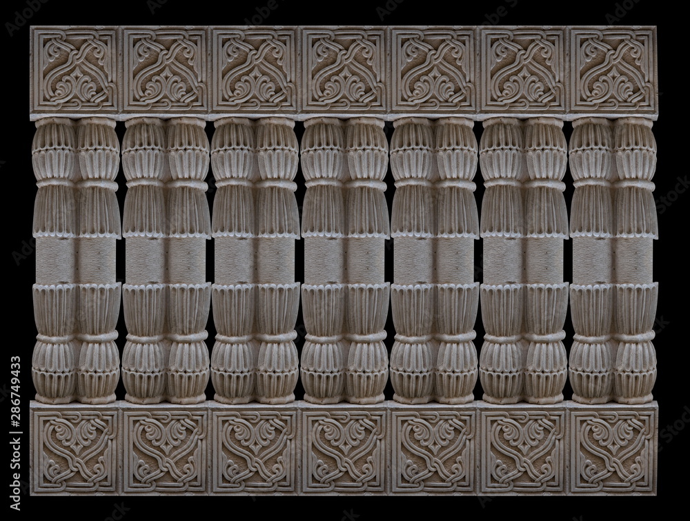 Elements of architectural decorations of buildings, gypsum stucco ...