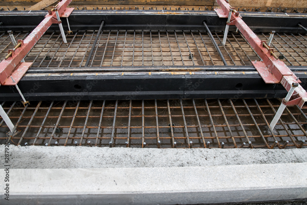 Repair of the railway tram line. Installation of new modern silent ...