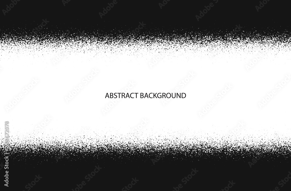 Abstract white background with black dispersion glitters texture effect ...