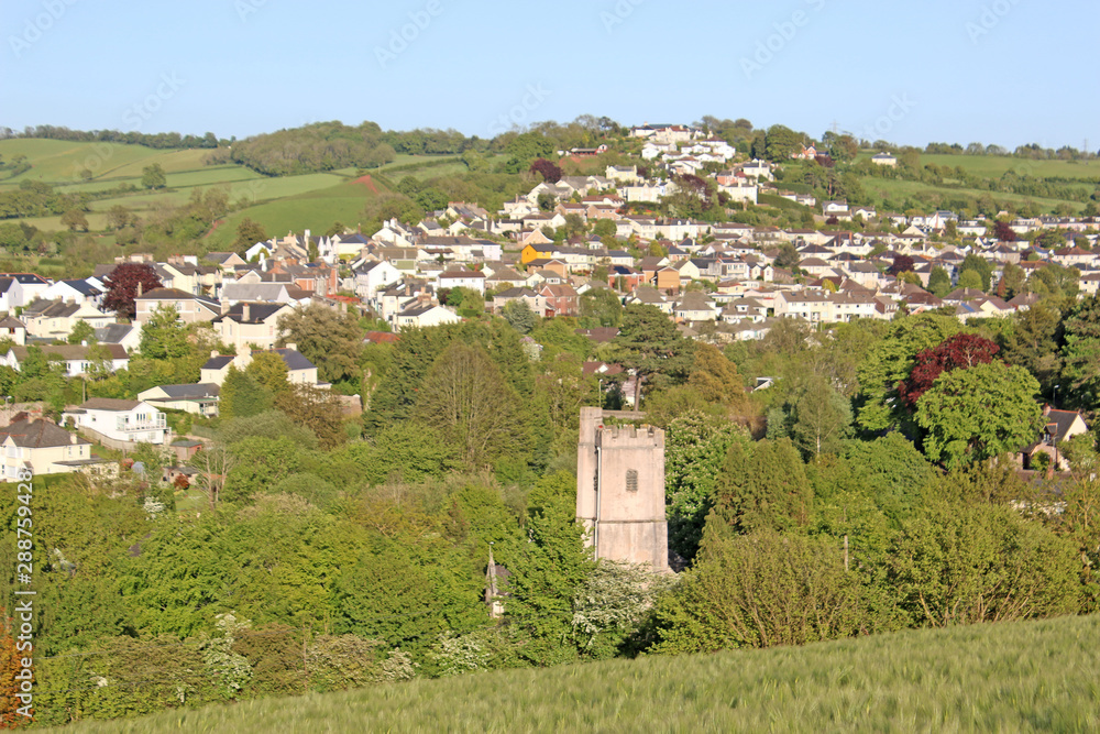 Kingskerswell village, Devon Stock Photo | Adobe Stock