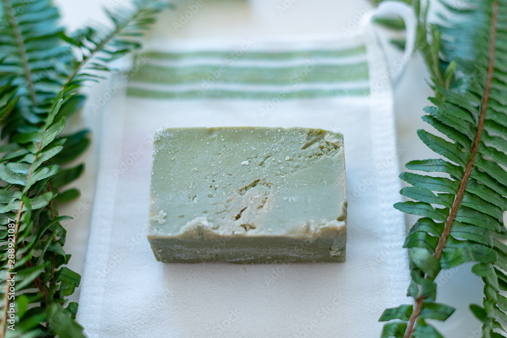 Turkish bath soap and loofah kese for hammam Stock Photo | Adobe Stock