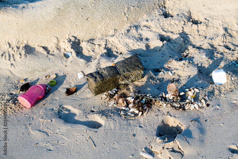 The wastewater and garbage, Being dumped into the sea to make the ...