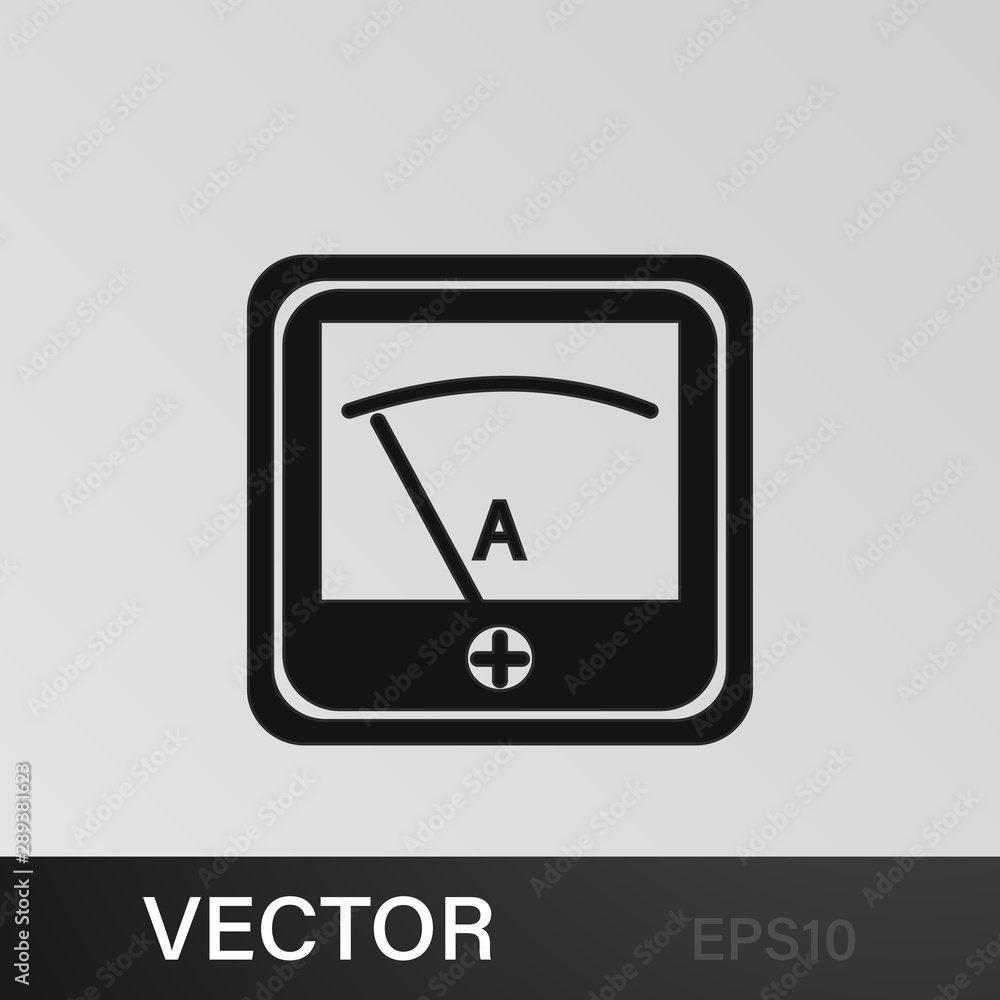 voltmeter indicator icon. Signs and symbols can be used for web, logo ...