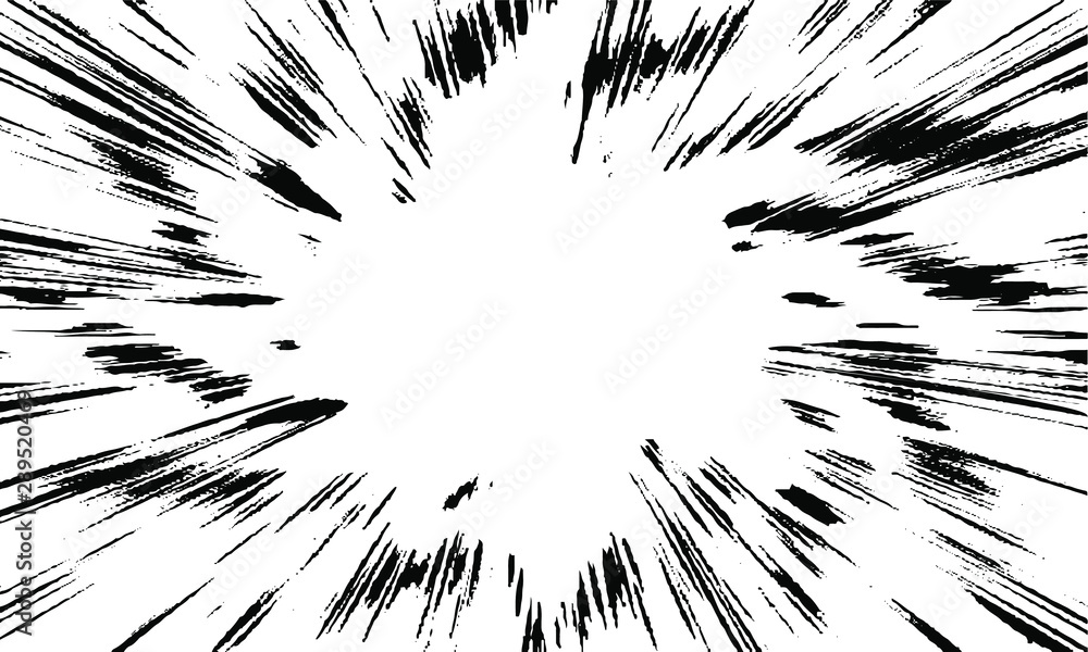 Circular starburst explosion texture. Distressed uneven grunge ...