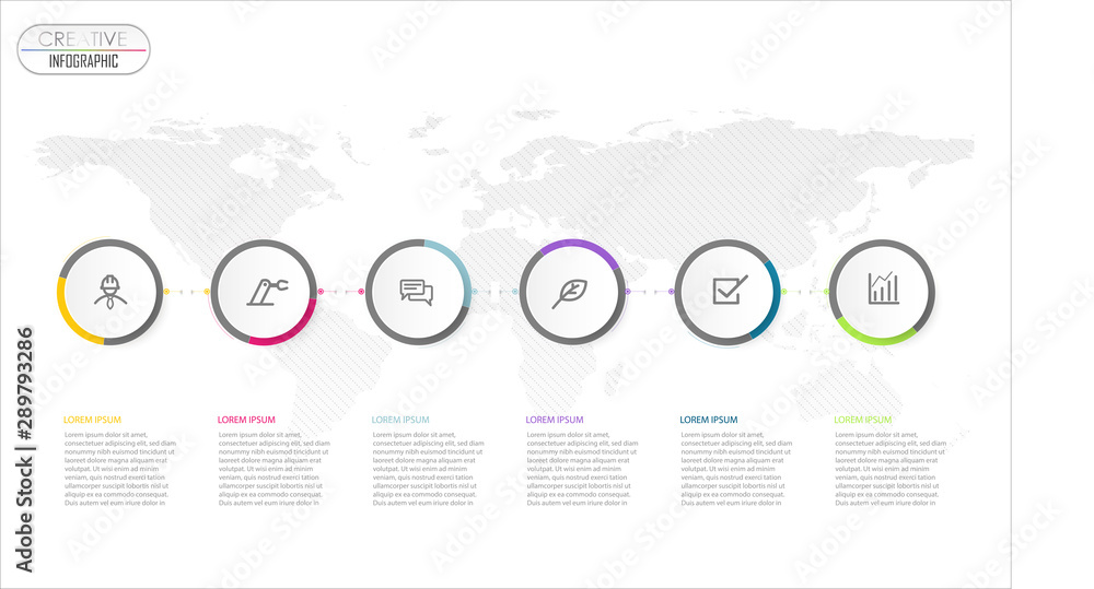 Infographic Diagram design with step process flowchart for Business and ...