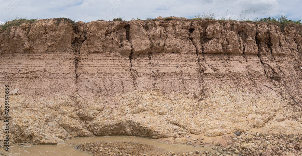 Soil layer, Ground earth section underground Stock Photo | Adobe Stock
