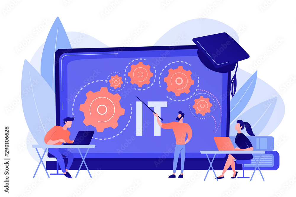 Software development. Programming, coding learning. Information technology courses, IT courses ...