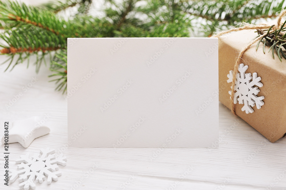 Christmas background for greeting card sheet of paper with place for ...