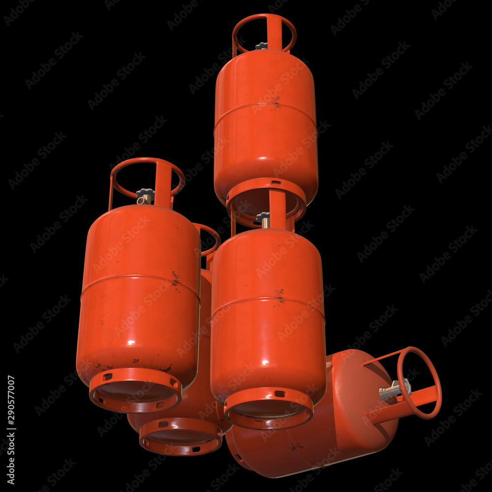 Gas cylinder lpg tank gas-bottle. Propane gas-cylinder balloon ...
