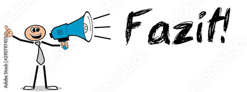 Fazit! – kaufen Sie diese Illustration und finden Sie ähnliche ...